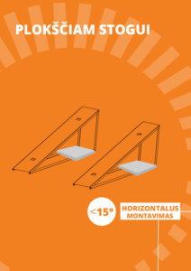 Tvirtinimo komplektas plokščiam stogui - UAB Solet